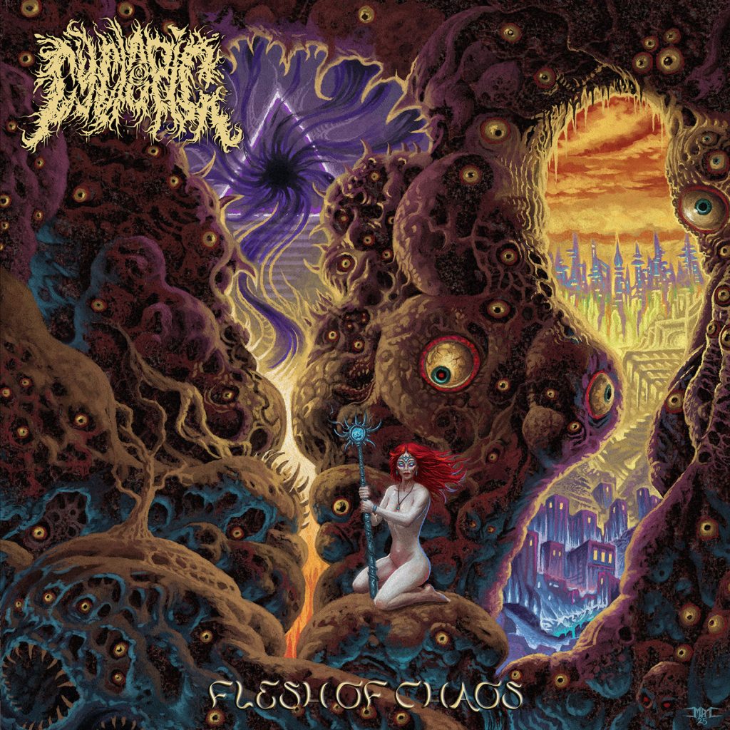 _Flesh of Chaos_ Album Cover by Mark Cooper - Deaf Sparrow | Deaf Sparrow